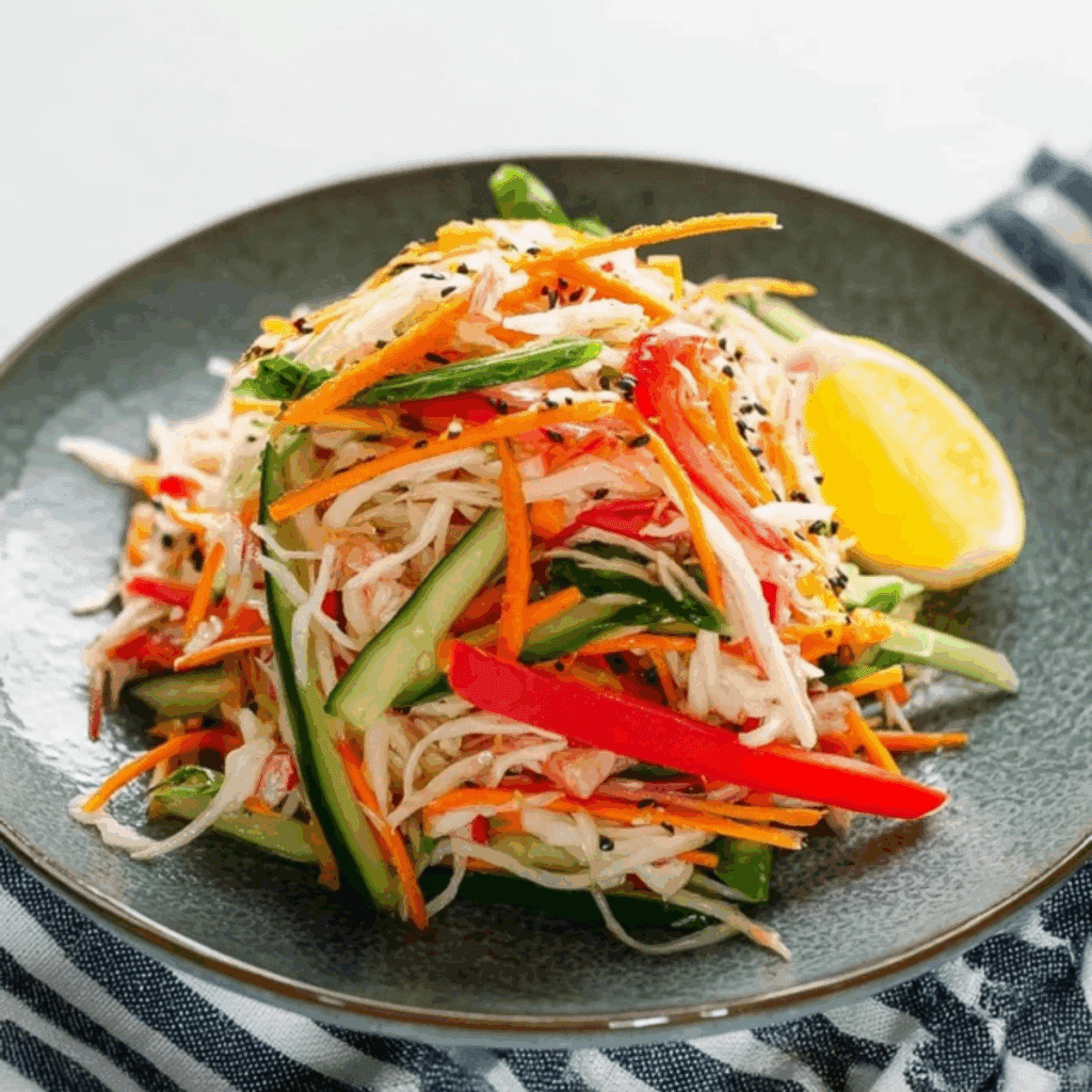 Kani Salad – Creamy, Crunchy, and Ready in Minutes - What To Cook