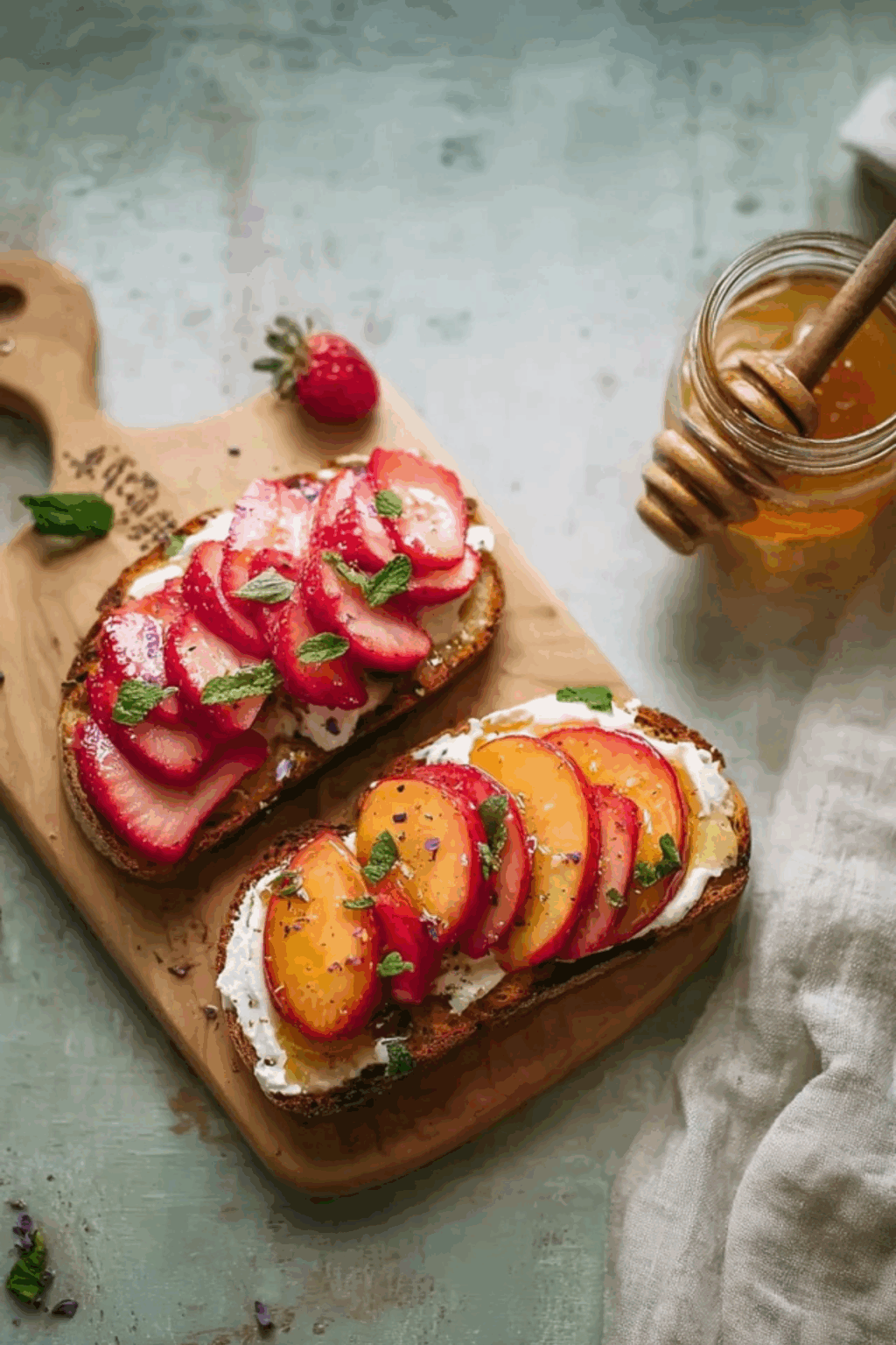 Strawberry Honey Breakfast Toasts: A Perfect Morning Treat - What To Cook