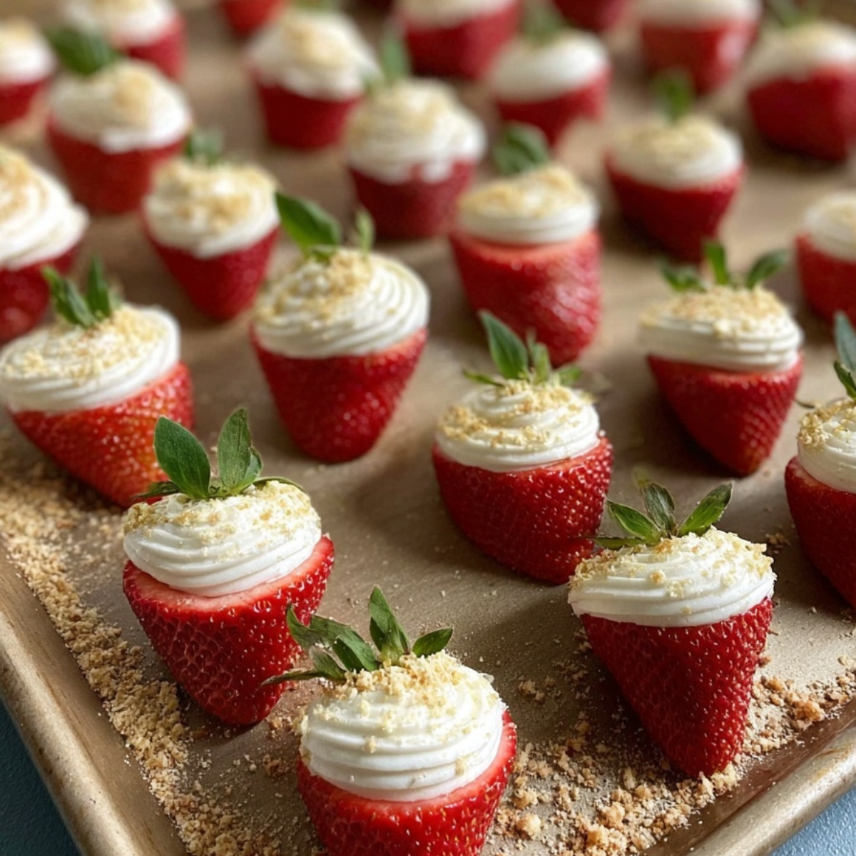 Cheesecake Deviled Strawberries Recipe - What To Cook