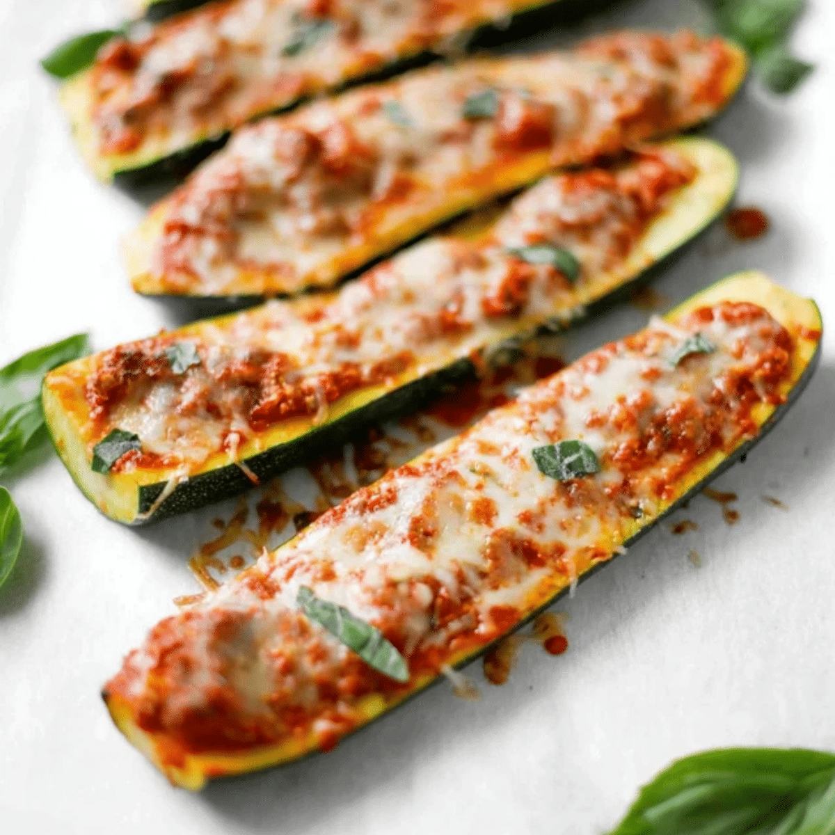 Cheesy Baked Zucchini with Marinara: A Perfect Low-Carb Delight - What ...