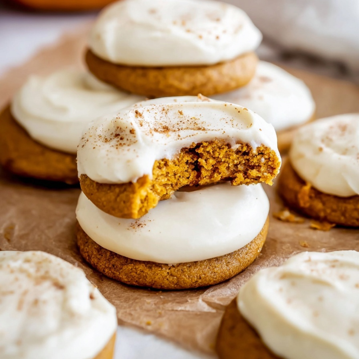 Pumpkin Cookies with Cream Cheese Frosting: The Ultimate Fall Treat ...