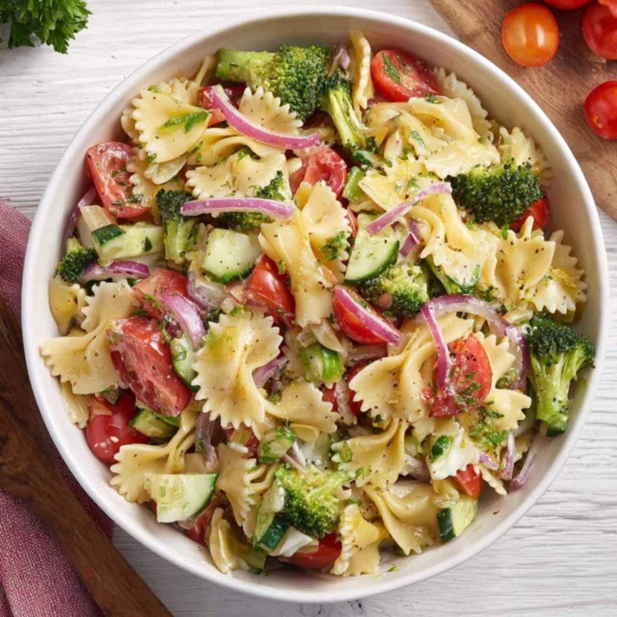 Vegetable Pasta Salad – Fresh, Colorful & Perfect for Any Occasion ...