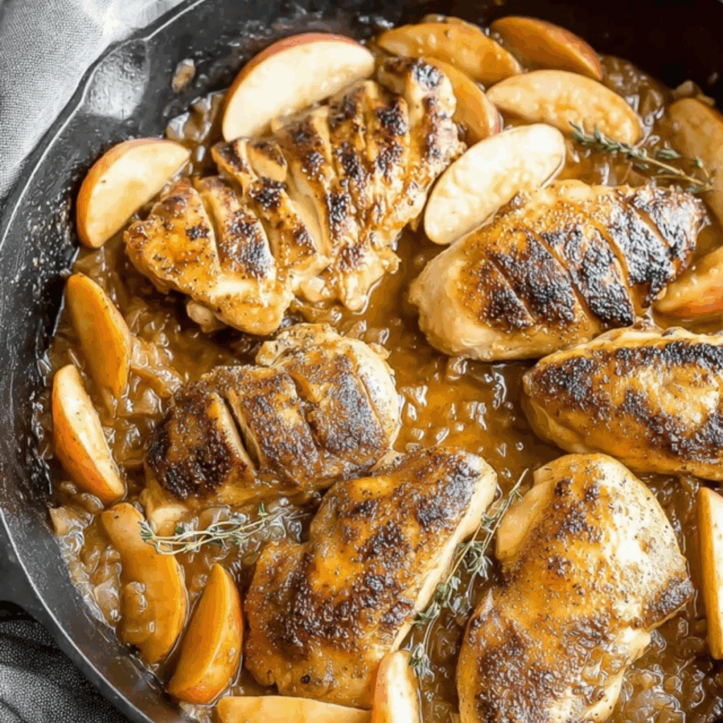 Apple Cider Chicken with Butternut Squash - What To Cook