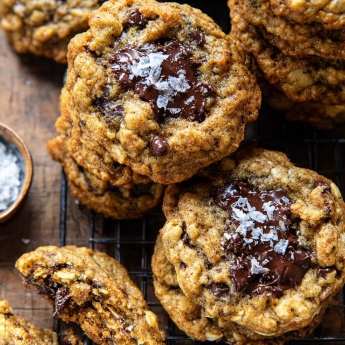 Brown Butter Pumpkin Oatmeal Chocolate Chip Cookies Recipe - What To Cook