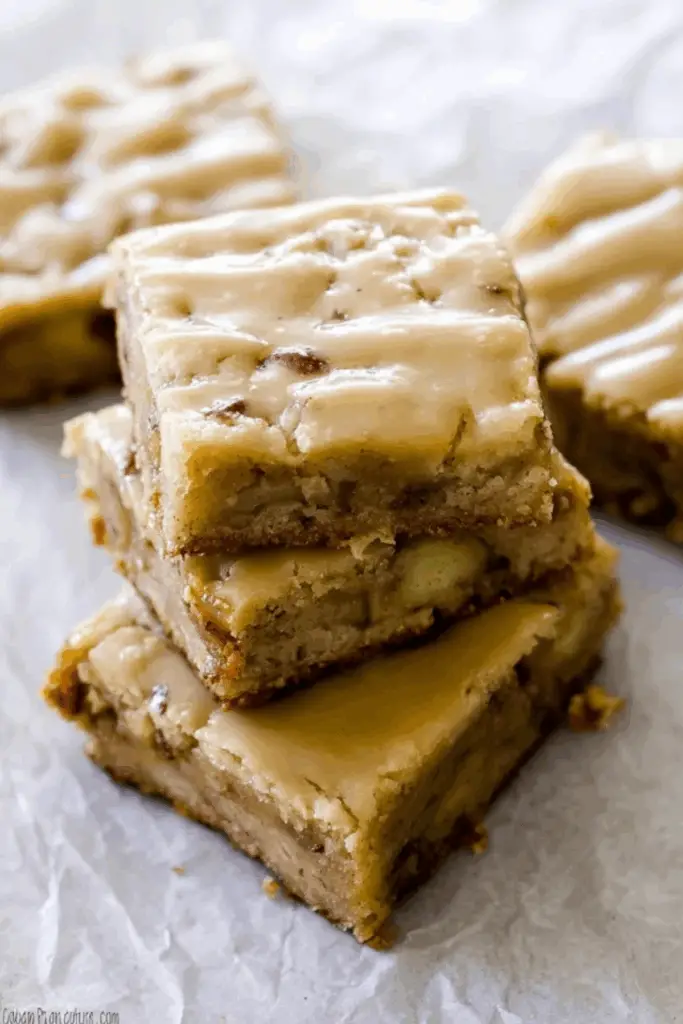 Maple Glazed Apple Blondies: A Fall Dessert You’ll Love - What To Cook