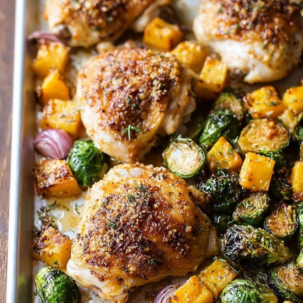 Maple Mustard Roasted Chicken: A Simple, Flavorful Sheet Pan Dinner ...