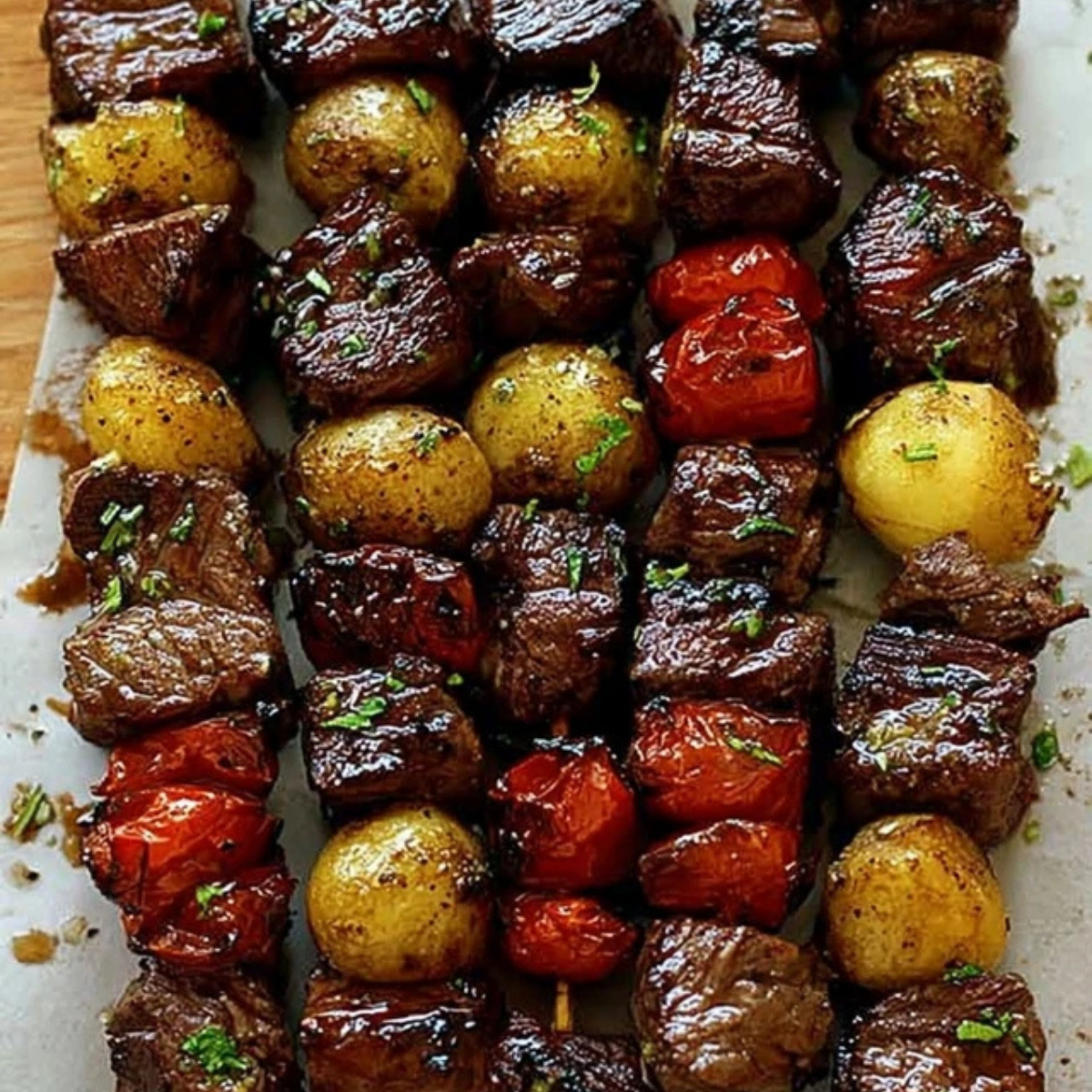 Rosemary Steak Skewers Recipe - What To Cook