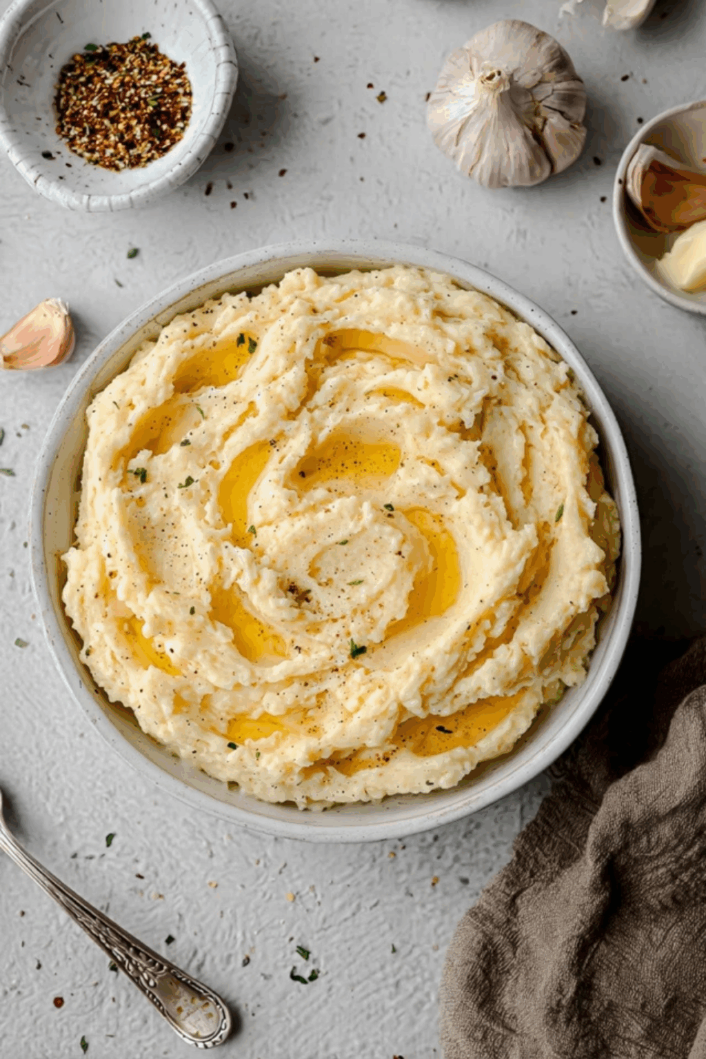 Brown Butter Garlic Mashed Potatoes - What To Cook