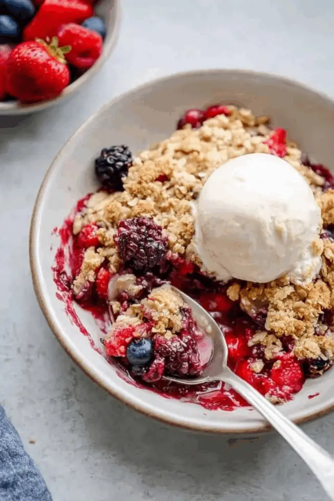 Mixed Berry Crisp Recipe: A Sweet and Easy Summer Dessert - What To Cook