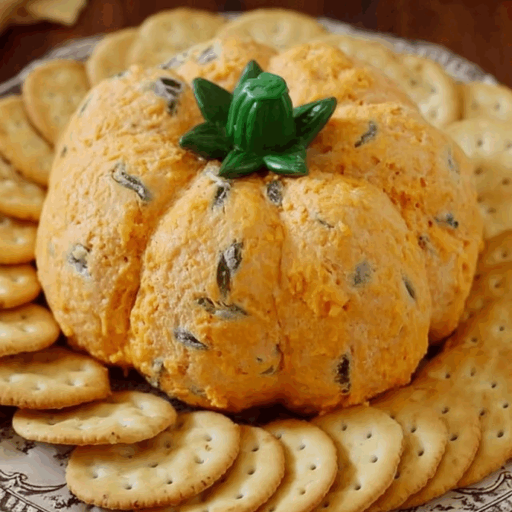 Pumpkin-Shaped Cheeseball: A Festive Fall Delight - What To Cook