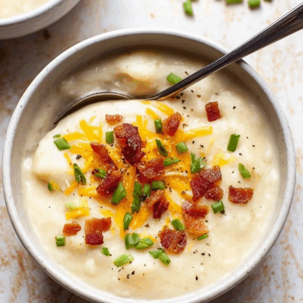 Easy Baked Potato Soup Recipe - What To Cook