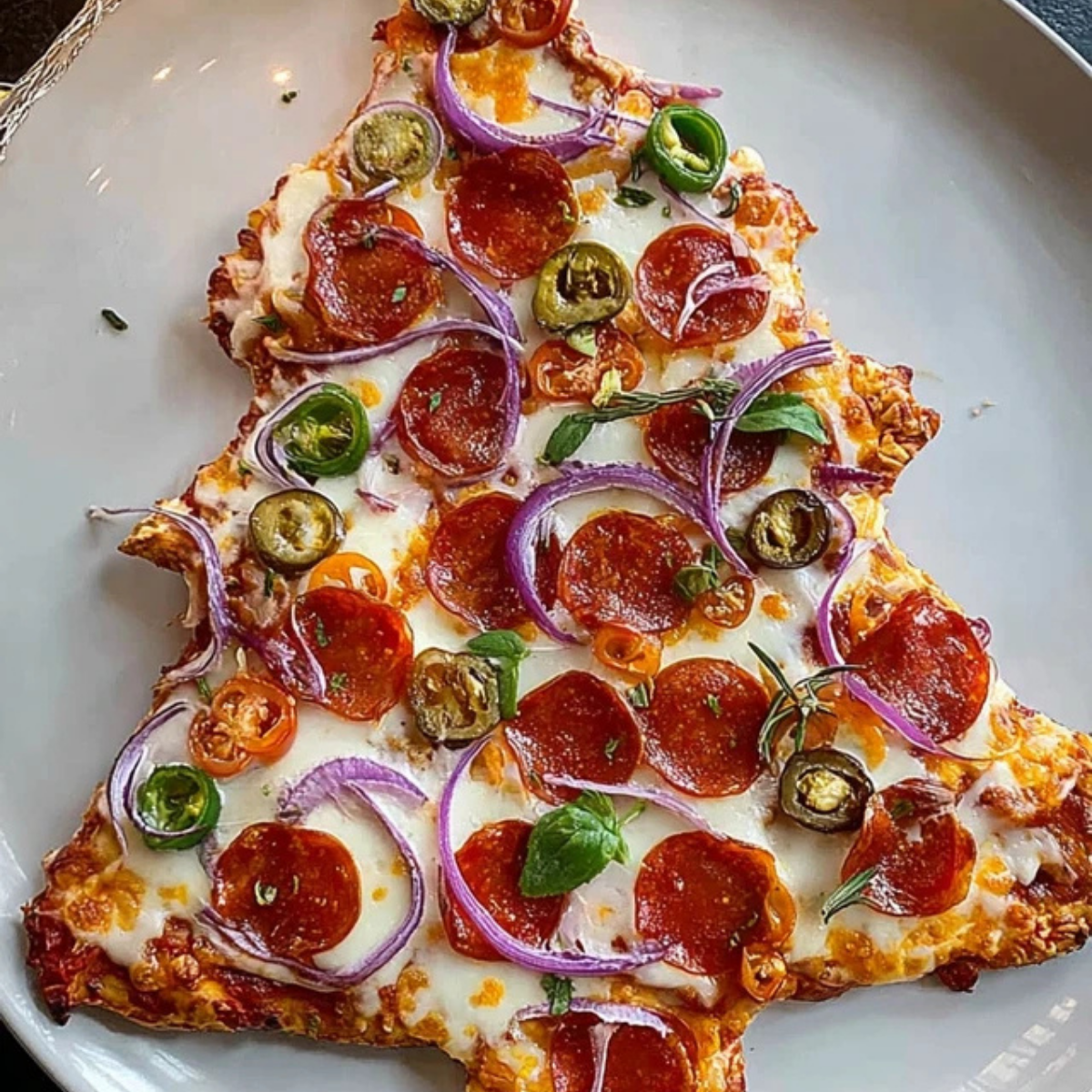 Christmas Tree Pizza Recipe: A Festive Delight for Your Holiday Table ...