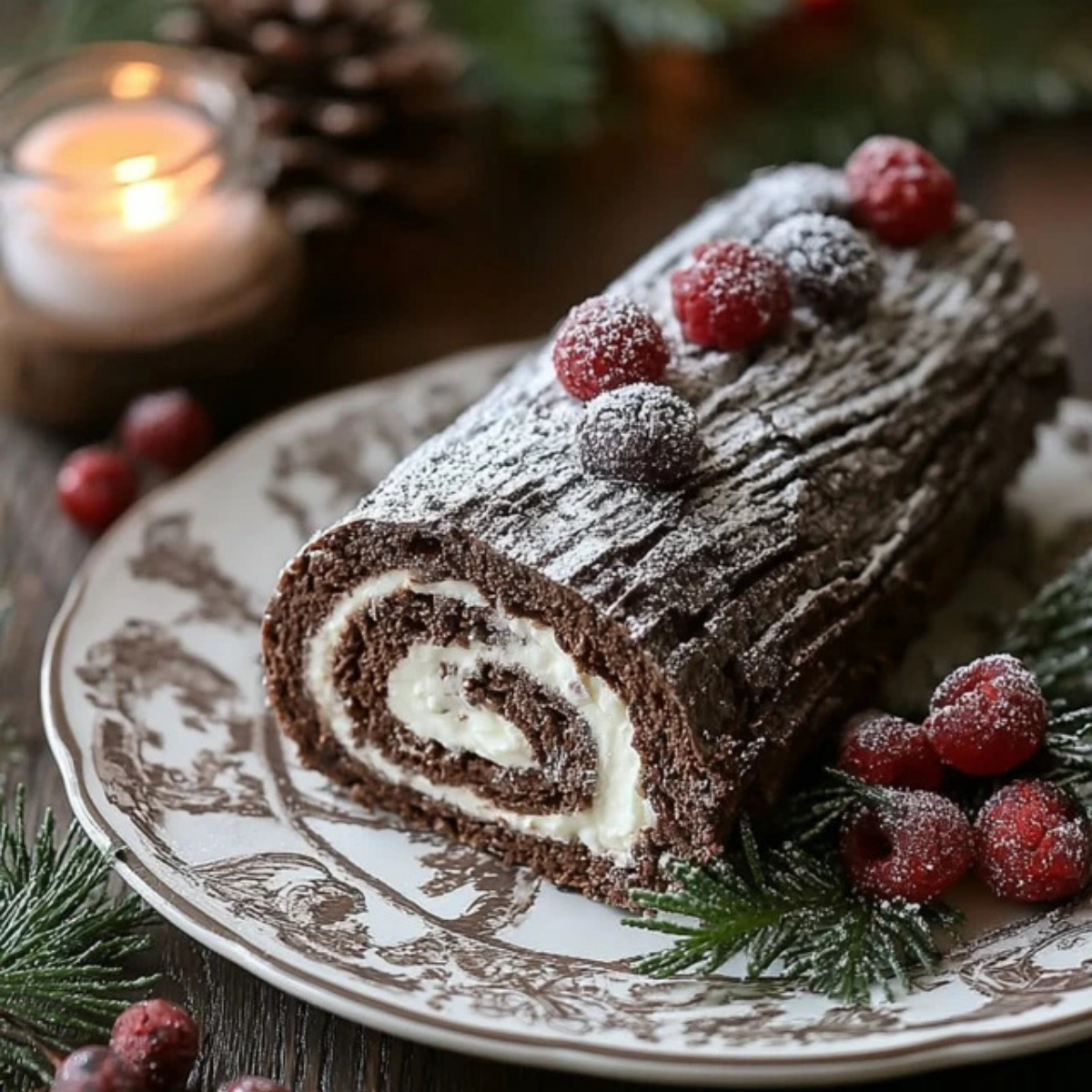 Classic Yule Log Recipe (Bûche de Noël) - What To Cook