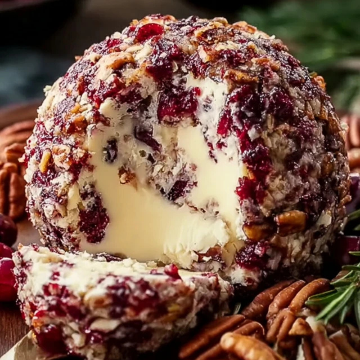 Cranberry Pecan Cheese Ball Recipe - What To Cook