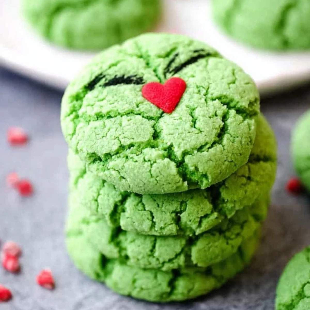 Crinkly Grinch Cookies Recipe - What To Cook