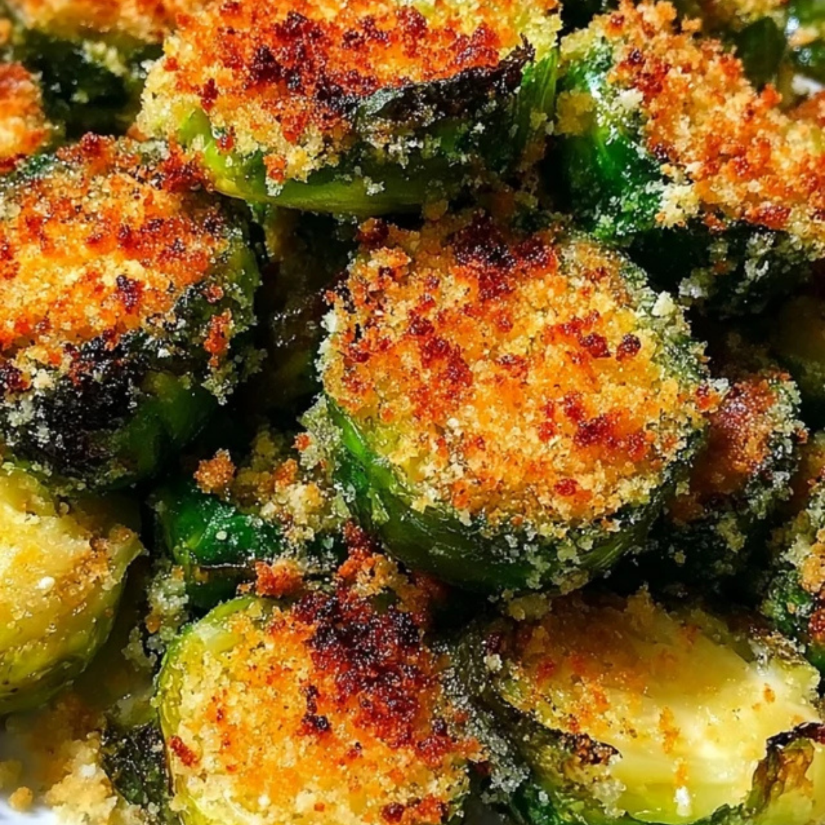 Crispy Parmesan Crusted Roasted Brussels Sprouts Recipe - What To Cook
