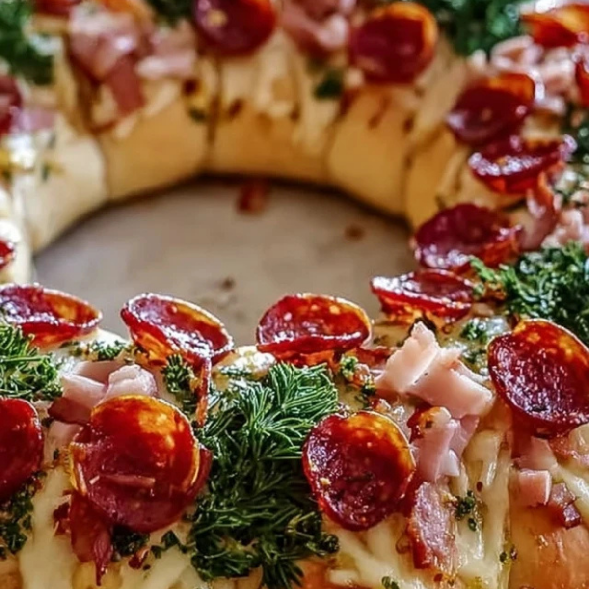 Holiday Wreath Pizza: A Festive Twist on Classic Pizza - What To Cook