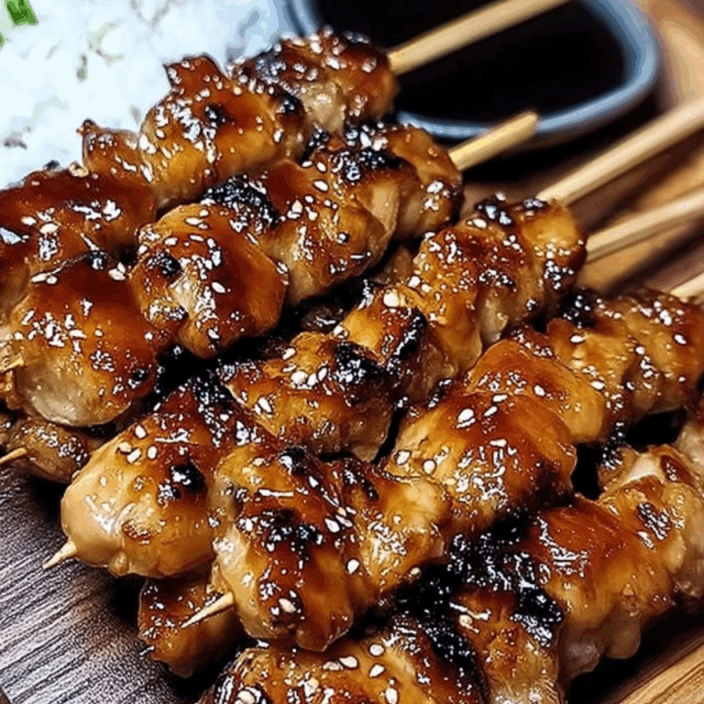 Japanese Chicken Yakitori Recipe: Grilled Perfection on Skewers - What ...