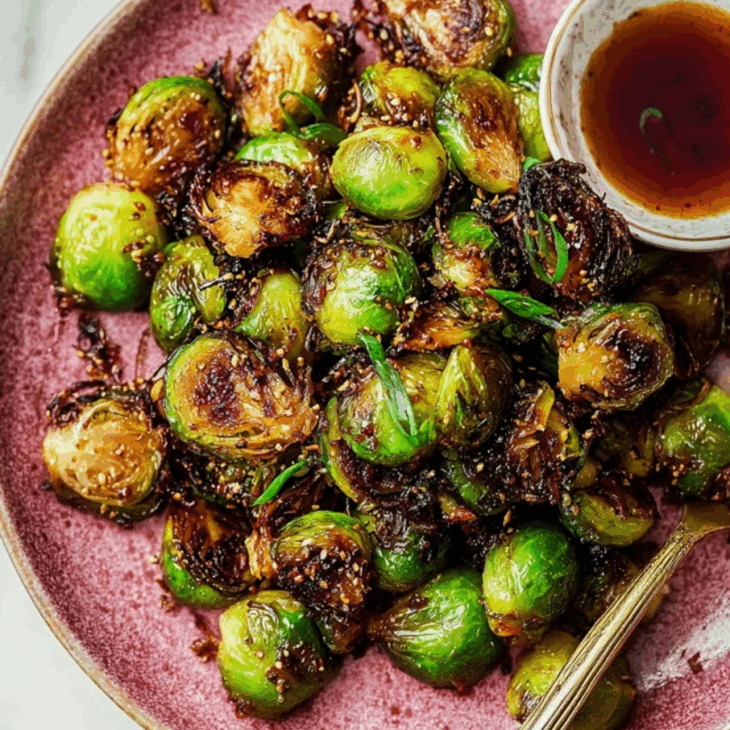Maple Soy Glazed Brussel Sprouts Recipe - What To Cook