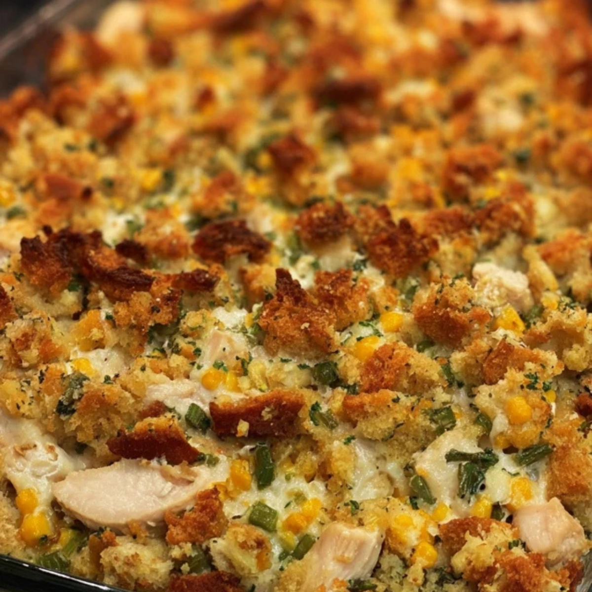 Chicken and Stuffing Casserole Recipe - What To Cook