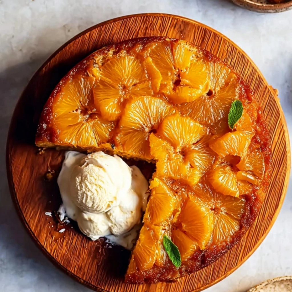 Spiced Mandarin Upside Down Cake Recipe - What To Cook