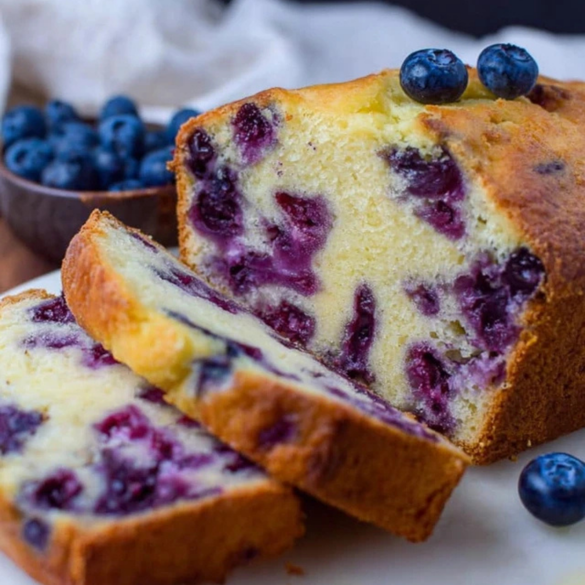 Blueberry Cream Cheese Loaf - What To Cook