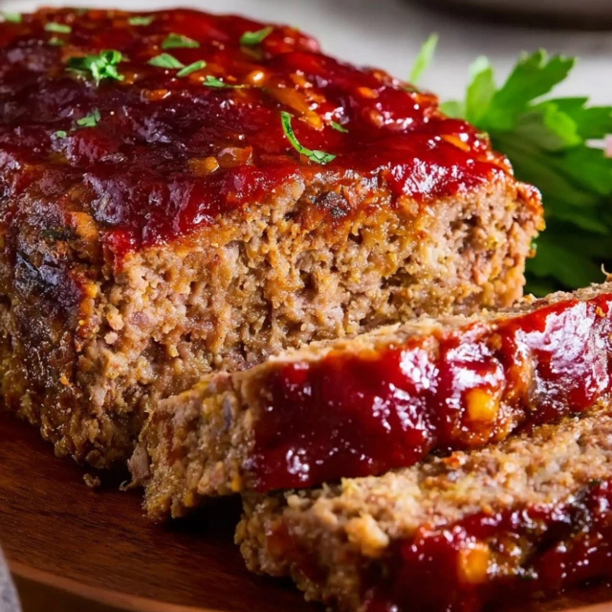 Brown Sugar Meatloaf with Ketchup Glaze - What To Cook