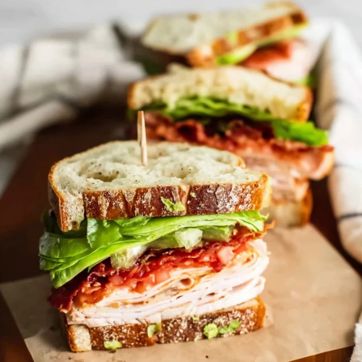 Turkey Club Sandwich Recipe - What To Cook