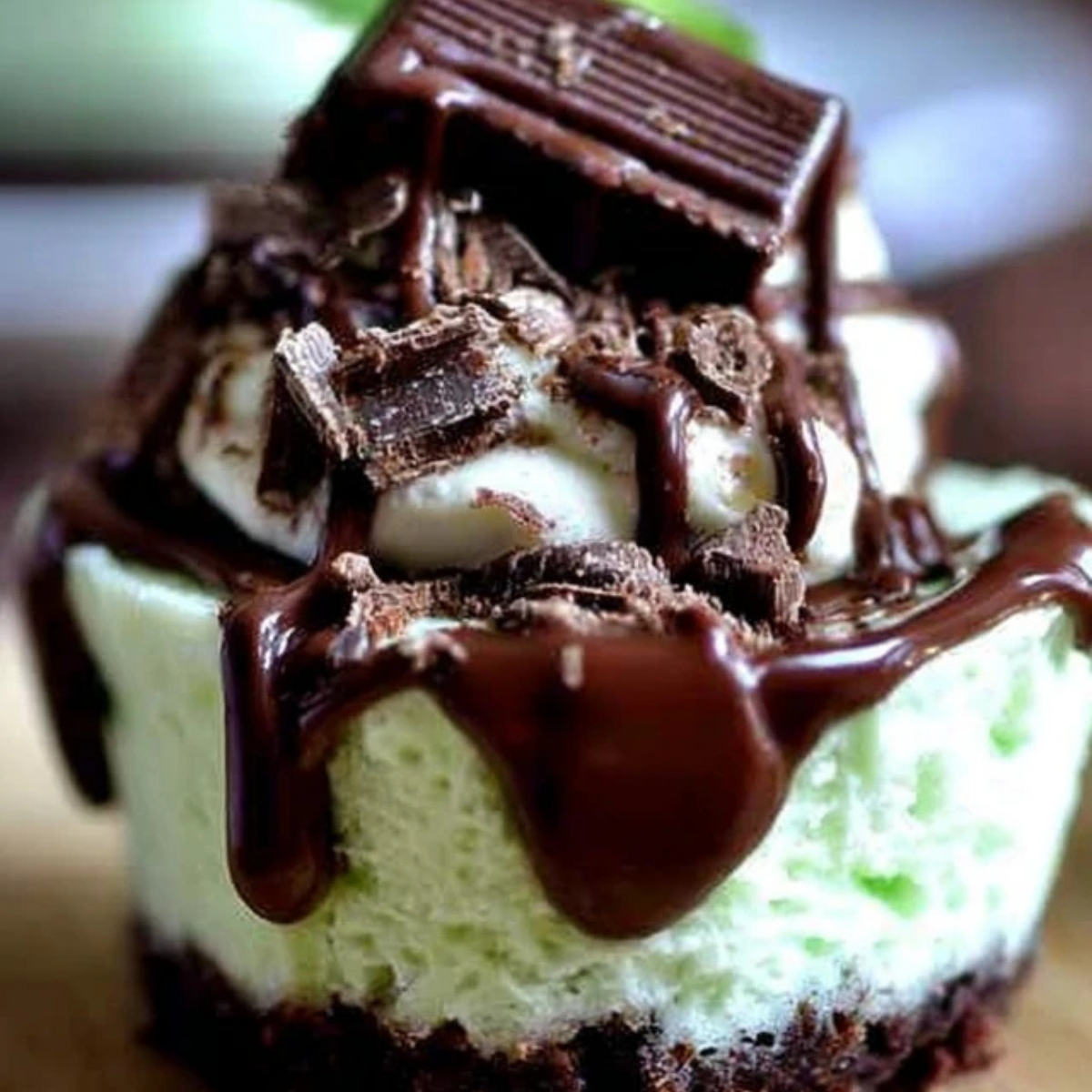 Andes Mint Mini Cheesecakes (Easy, Creamy No-Bake Treat) - What To Cook