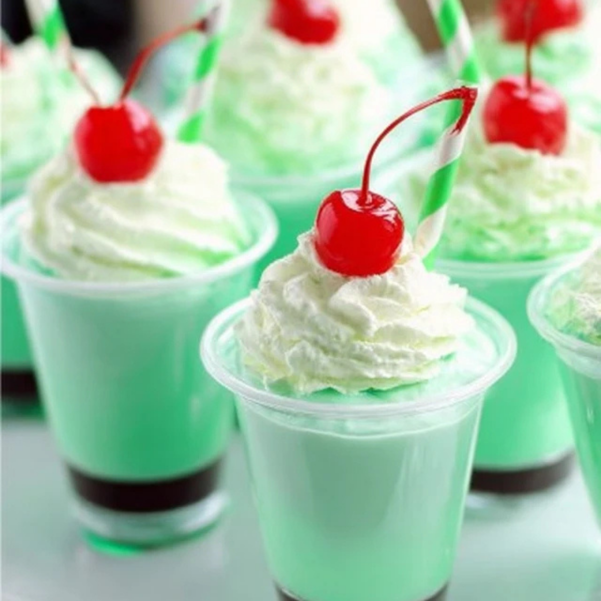 Shamrock Shake Pudding Shots – Easy Mint Dessert for Parties - What To Cook