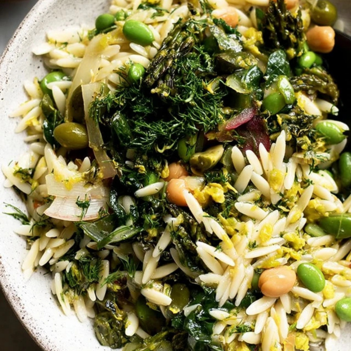 Spring Orzo Salad - What To Cook