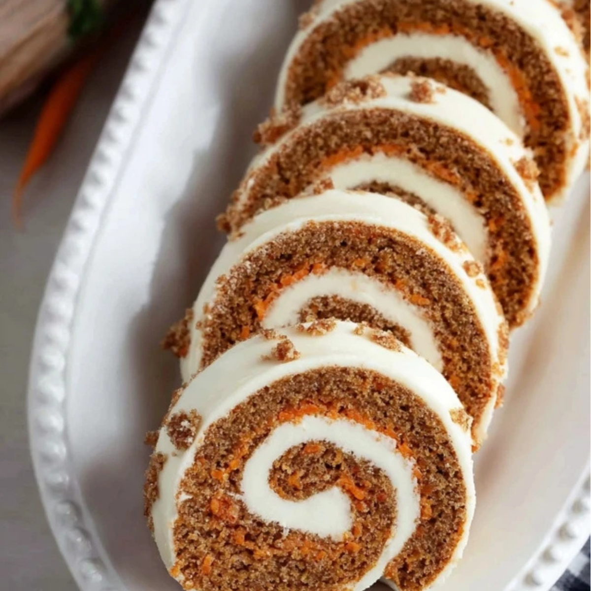 Carrot Cake Roll Recipe - What To Cook