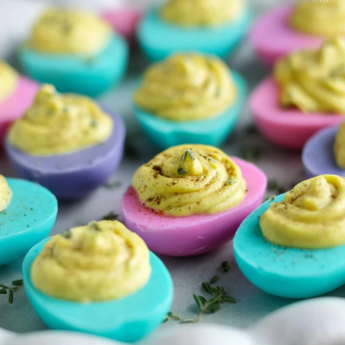 Easy Colored Deviled Eggs for Parties and Holidays - What To Cook