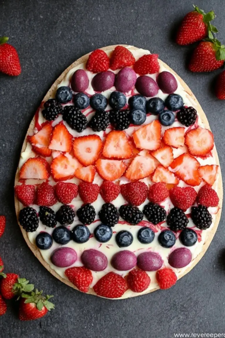 Easter Egg Fruit Pizza: Easy & Festive Dessert Recipe - What To Cook