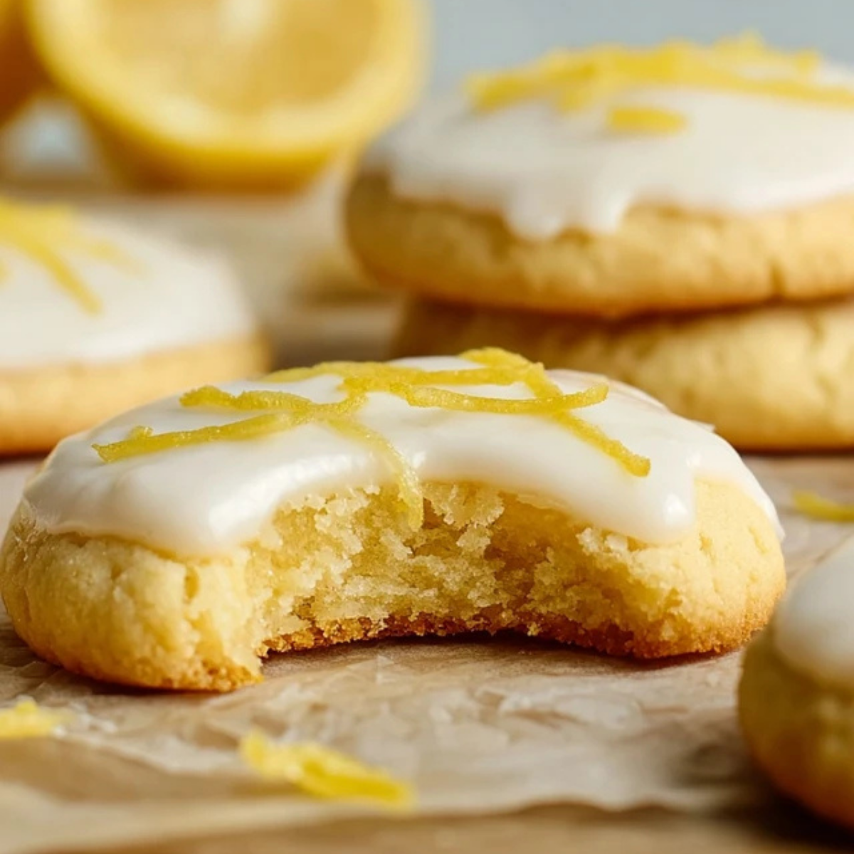 Easy Glazed Lemon Cookies with Sweet Citrus Glaze - What To Cook