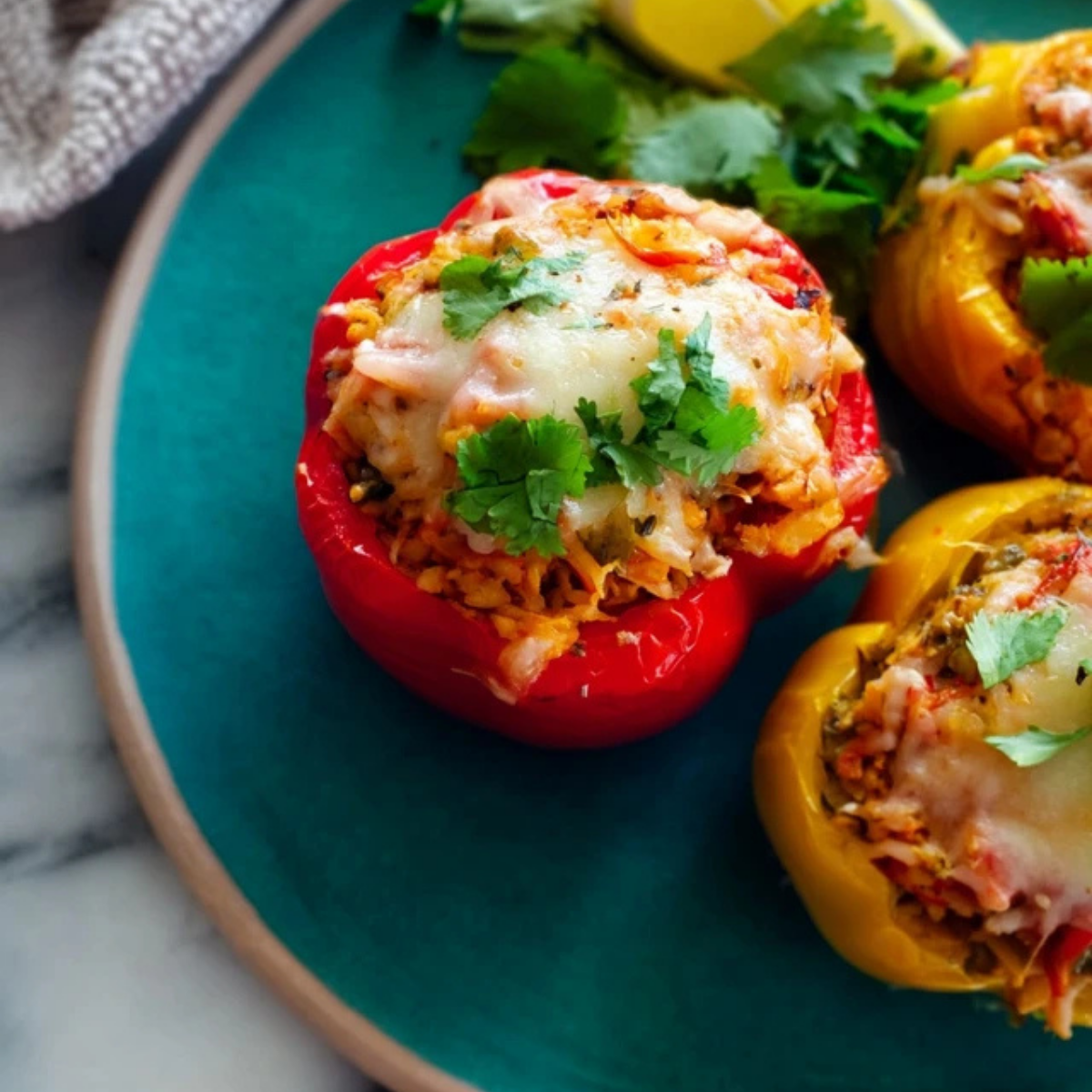 Easy Vegetarian Stuffed Peppers Recipe What To Cook