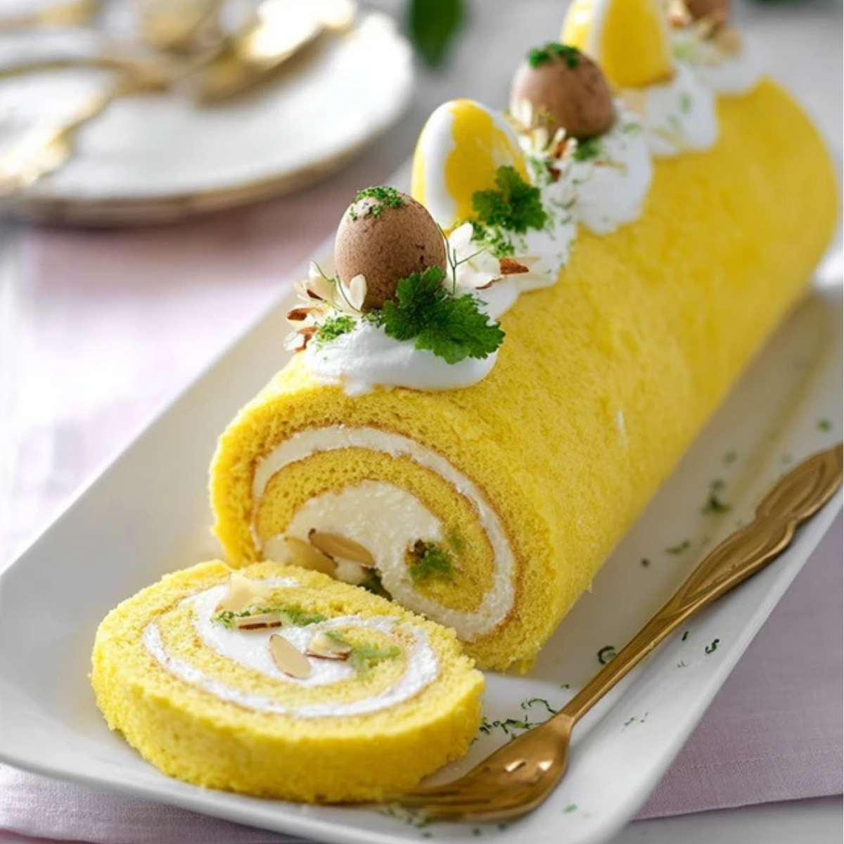 Limoncello Almond Cake Roll: A Bright and Elegant Dessert - What To Cook
